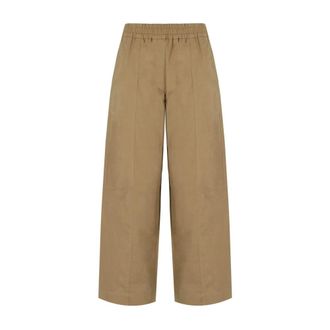 Max Mara Femme, Pantalons, Brun, Taille: 36 FR Milva Terra Cropped Pants