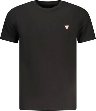 Guess Homme, Tops, Noir, Taille: 2XL T-shirt col rond slim