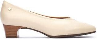 Pikolinos Chaussures &agrave; Talon en Cuir MANISES pour Femme Color Marfil