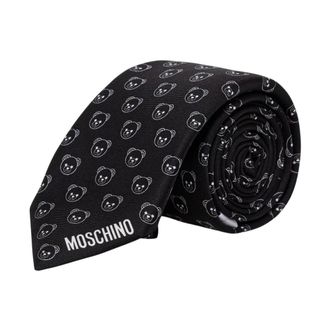 Moschino Klassische Krawatte - - Accessories - Herren - Schwarzk - ONE SIZE