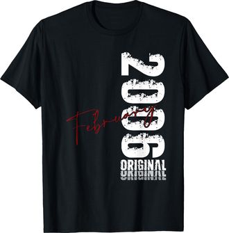 Generic 20. Geburtstag Februar 2006 Klassischer Jahrgang T-Shirt