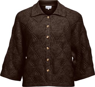 Object Objkaisa Flora 3/4 Lo Knit Cardigan Noos