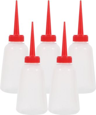 IFUNDOM Pr&auml;ziser N&auml;hmaschinen&ouml;lspender 250 ml Kunststoff mit Langem Rotem Ausguss f&uuml;r N&auml;hmaschinen Stickmaschinen und Elektrowerkzeuge &Ouml;ler Flasche f&uuml;r Exakte