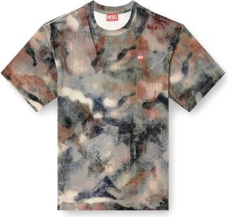 Diesel Homme, Tops, Multicolore, Taille: L T-Boxt-V7 Heavy Cotton T-shirt