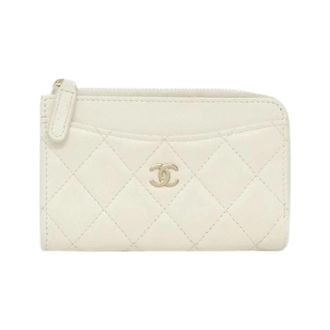 Chanel Pre-owned Timeless Classic Caviar Skin Card Case - - Pre-owned - Damen - Wei&szlig; - ONE SIZE