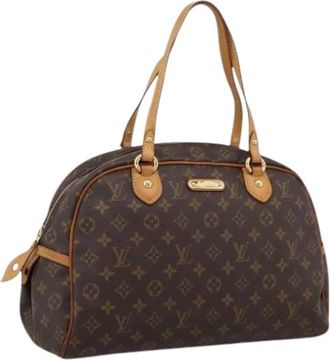 Louis Vuitton Sac bandouli&egrave;re Montorgueil GM Pre-owned - Femme - Pre-owned - Brun - Taille: ONE Size