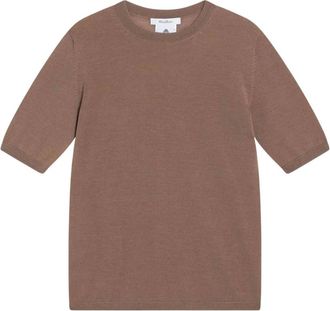Max Mara Femme, Pulls, Brun, Taille: 38 FR Collection de T-shirts et Polos marron