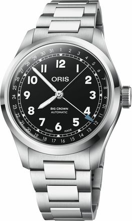 Oris Big Crown Pointer Date 40mm Edelstahl 38 Std Schwarz Herrenuhr 01 754 7798 4064-07 8 20 06