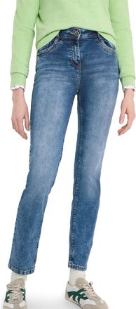 Cecil Straight Leg Jeans Authentic Used wash 33