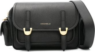 Coccinelle Hobo Bags - Black Leather Bag - Gr. unisize - in Schwarz - f&uuml;r Damen