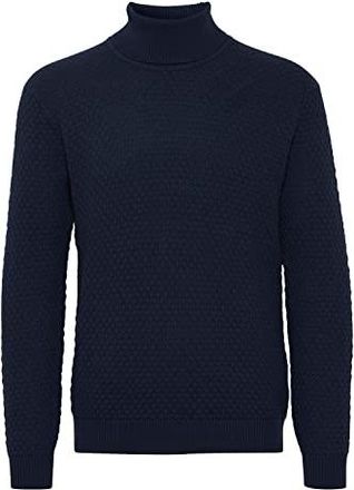 Solid SDClive RN 21107497 Pull &agrave; col roul&eacute; pour homme, Insignia Blue (194010)., L