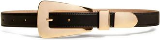 Khaite Femme, Accessoires, Noir, Taille: 85 CM Lucca Belt Gold Buckle (30mm)