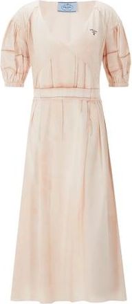 Prada Robe midi en soie
