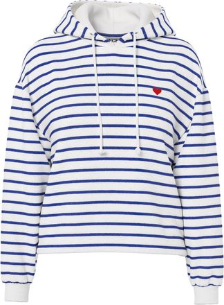 Pieces Pcchilli Ls Hoodie Stripes Emb Noos Bc