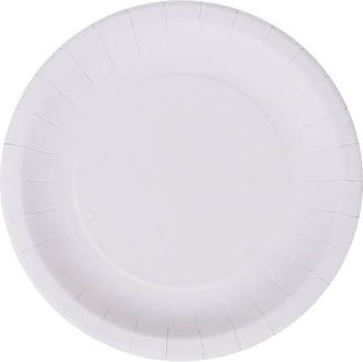 Algon Einwegteller, Größe 20 cm, robust und umweltfreundlich, ideal für Partys, Veranstaltungen und Meetings, 225 Stück