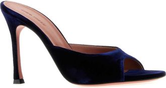 Amina Muaddi Midnightblue Mule - Navy