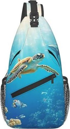 Generic The Underwater World Of Coral Reefs, Sharks and Perroquet Fish Sac &agrave; bandouli&egrave;re Sac &agrave; dos de voyage Sac &agrave; dos &agrave; bandouli&egrave;re pour homme Sac &agrave; dos de r
