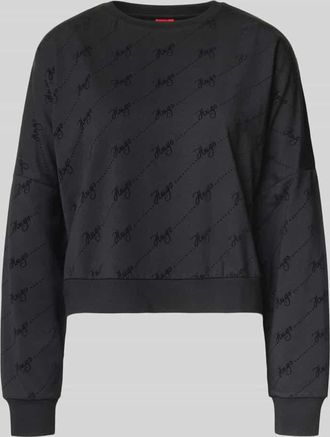 HUGO BOSS Oversized Sweatshirt aus Baumwoll-Mix Modell LOKKY