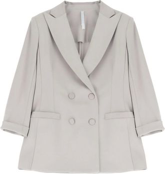 Imperial Femme, Vestes, Blanc, Taille: 38 FR Giacca Doppiopetto