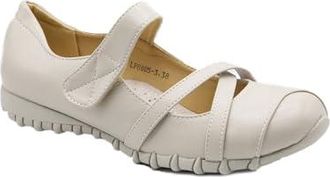 Primtex Chaussures Confort Femme Grande Pointure 41-44 Style Ballerines Confortables orthop&eacute;diques Semelle Cuir