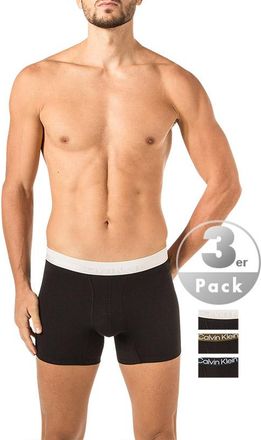 Calvin Klein Underwear Herren Trunks schwarz Baumwolle & Mix unifarben