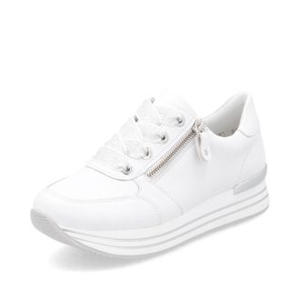 Remonte Damen D1302 Sneaker Low, weiß 82, 43 EU