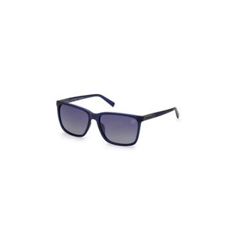 Timberland Homme, Accessoires, Bleu, Taille: 59 MM Square Polarized Lunettes de soleil