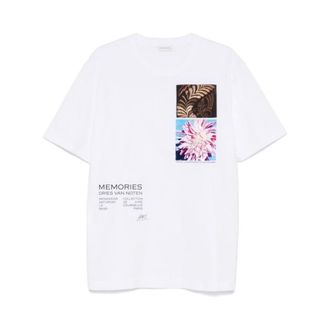 Dries Van Noten Homme, Tops, Blanc, Taille: M Heer PR