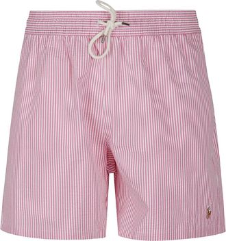 Polo Ralph Lauren Homme, Maillots de bain, Rose, Taille: XL Traveler Mid Trunk
