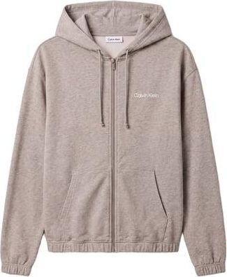 Calvin Klein Sweat droit &agrave; capuche en coton