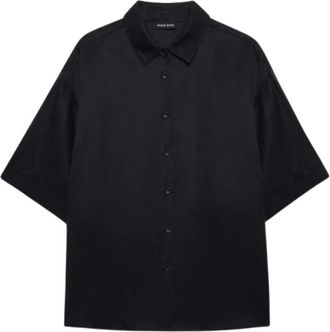Anine Bing Damen, Blusen & Hemden, Schwarzk, MGr&ouml;&szlig;e