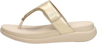 FitFlop Femme, Chaussures, Jaune, Taille: 40 EU F-Mode Go Adjustable Flatform Sandales