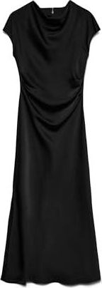 Vero Moda Vero Moda Cap Ankle Dress Vmrita Wnv Exp Robe avec Casquette, Noir, XL Femmes