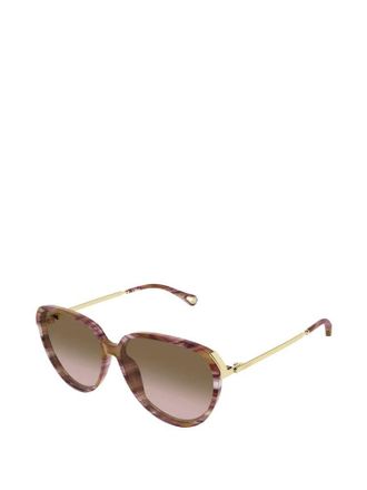 Chlo&eacute; CH0406S Gradient Lens Sunglasses - Purple