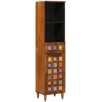 vidaXL Badezimmerschrank mit Schubladen Walnuss 38 x 33 x 160 cm vidaXL