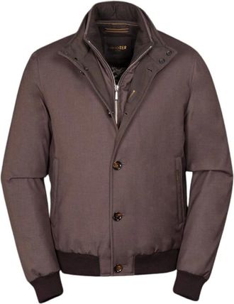 Moorer Homme, Vestes, Brun, Taille: M Janos Bomber