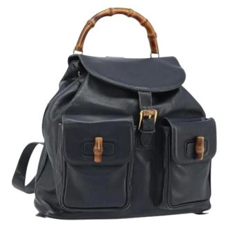 Gucci Pre-owned Vintage Rucksack - - Pre-owned - Damen - Schwarzk - ONE SIZE