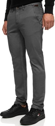 Indicode Herren INGeoport Chinohose aus 98% Baumwolle | Herrenhose Chino f&uuml;r M&auml;nner Pewter, 30/32