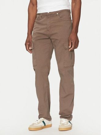 Guess Stoffhose M5RA68 WGXV1 Braun Regular Fit