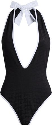 Balmain Femme, Maillots de bain, Noir, Taille: 34 FR Maillot de bain Monogram Lycra