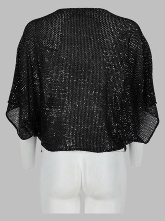 Circus Hotel Sequin Blouse - Black