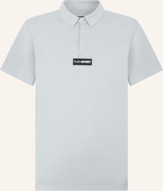 Plein Sport Plein Sport Kurzarm-Poloshirt Scratch blau