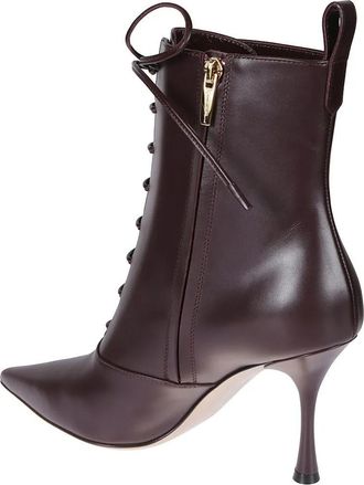 Gianvito Rossi Stiefel - Refined Ankle Boot With Pointed Toe And Kitten Hee - Gr. 36 (EU) - in Grau - f&uuml;r Damen