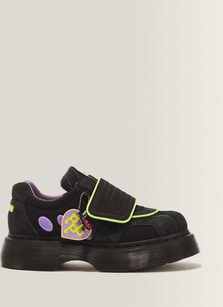 Dr. Martens Leder Buzz Strap Powerpuff Schuhe in Schwarz, Gr&ouml;&szlig;e: 36
