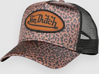 Von Dutch Satin Trucker Cap brown
