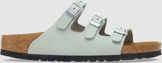Birkenstock Sandales Florida Nubuck Leather Pure Sage