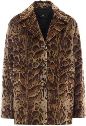 Etro Daunenjacke - Braun