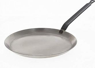De Buyer De Buyer - Po&ecirc;le &agrave; cr&ecirc;pes en acier CARBONE PLUS - Diam&egrave;tre 30 cm -, Gris