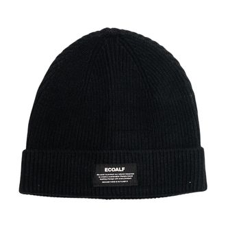 Ecoalf Ecoalf, Homme, Accessoires, Noir, Taille: ONE Size Wool Beanie