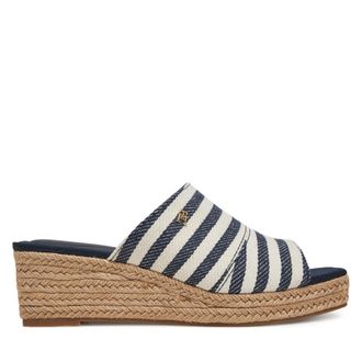 Tommy Hilfiger Espadrilles Tommy Hilfiger Nautical Stripes Espadrille Mule FW0FW08666 Bunt